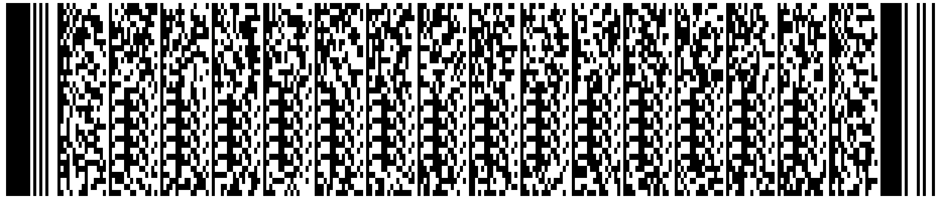 Barcode Alabama ID - PDF417 Online Generator