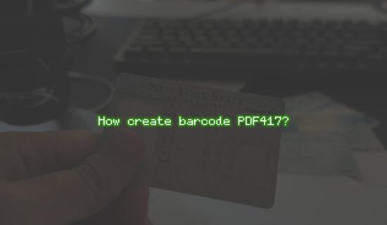 PDF417 Online Generator - Free Online Generator. How to make, use and ...